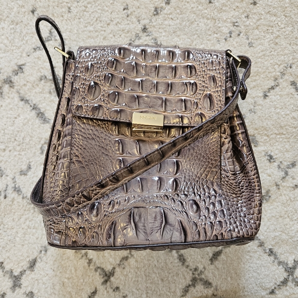 Brahmin | Bags | Brahmin Margo Aubergine Melbourne Crossbody ...